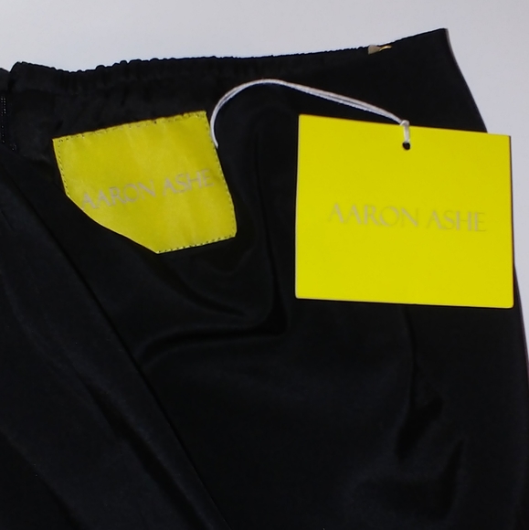 Aaron Ashe | Dresses | Aaron Ashe Black Strapless Silk Dress Xs | Poshmark